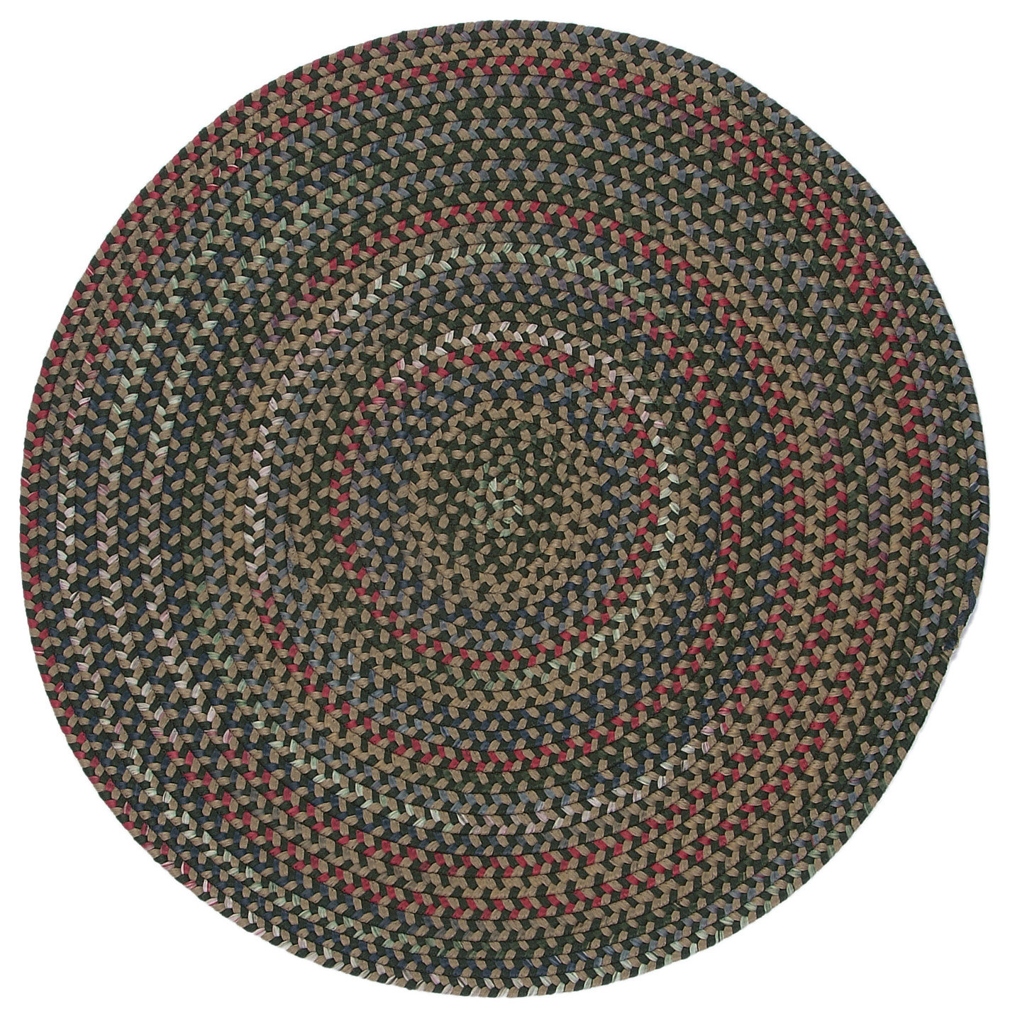 Colonial Mills Wayland Round Braided Rug, 15X15 - Contemporary - Area ...