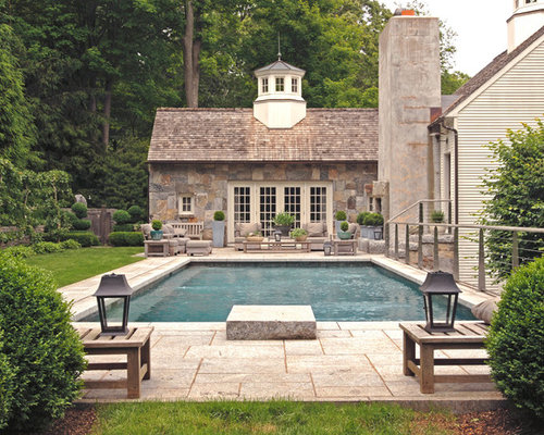 Farmhouse Pool Design Ideas, Remodels & Photos