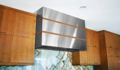 quartzite wrapped range hood?