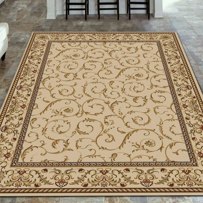 Radici 1599/1542/IVORY Como 7'9x11' Indoor Rectangular Area Rug, 7'9 X ...