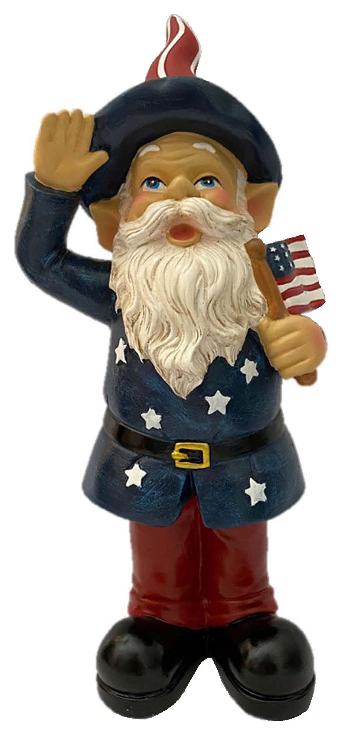 12" American Gnome - Contemporary - Garden Statues And Yard Art - by ...