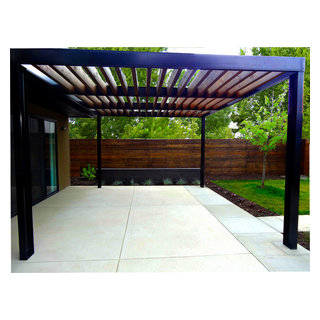 Modern Metal Arbor Defines Space - Contemporary - Denver - by Mile High ...