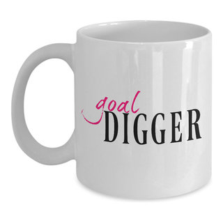 Goal Digger Funny Coffee, Tea Mug - Contemporary - Mugs - by ...