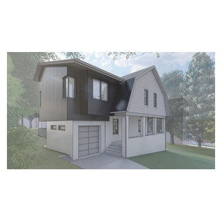 Gambrel Revamp - Modern - House Exterior - Other - by Mary Barensfeld ...