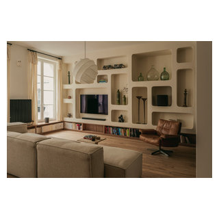 Appartement Gabriel Laumain - Paris 10 - Contemporary - Living Room ...