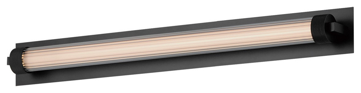 Doric LED Bath Sconce in Black - Transitional - Bathroom Vanity ...