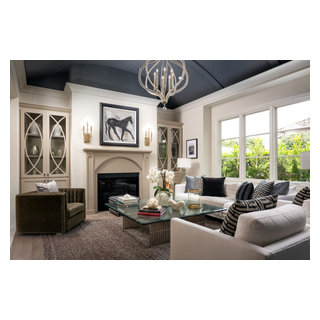 FARMHOUSE FRENCH - Living Room - Los Angeles - by Rachel Duarte Design ...