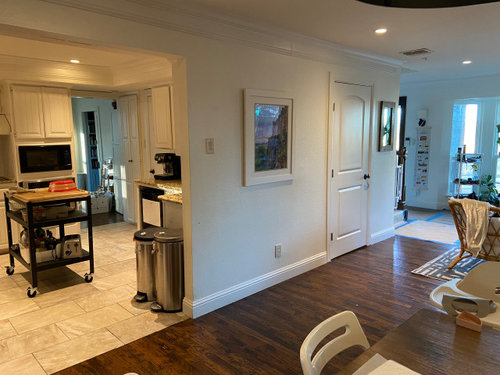 What is the best kitchen/dining layout with these three awkward rooms?