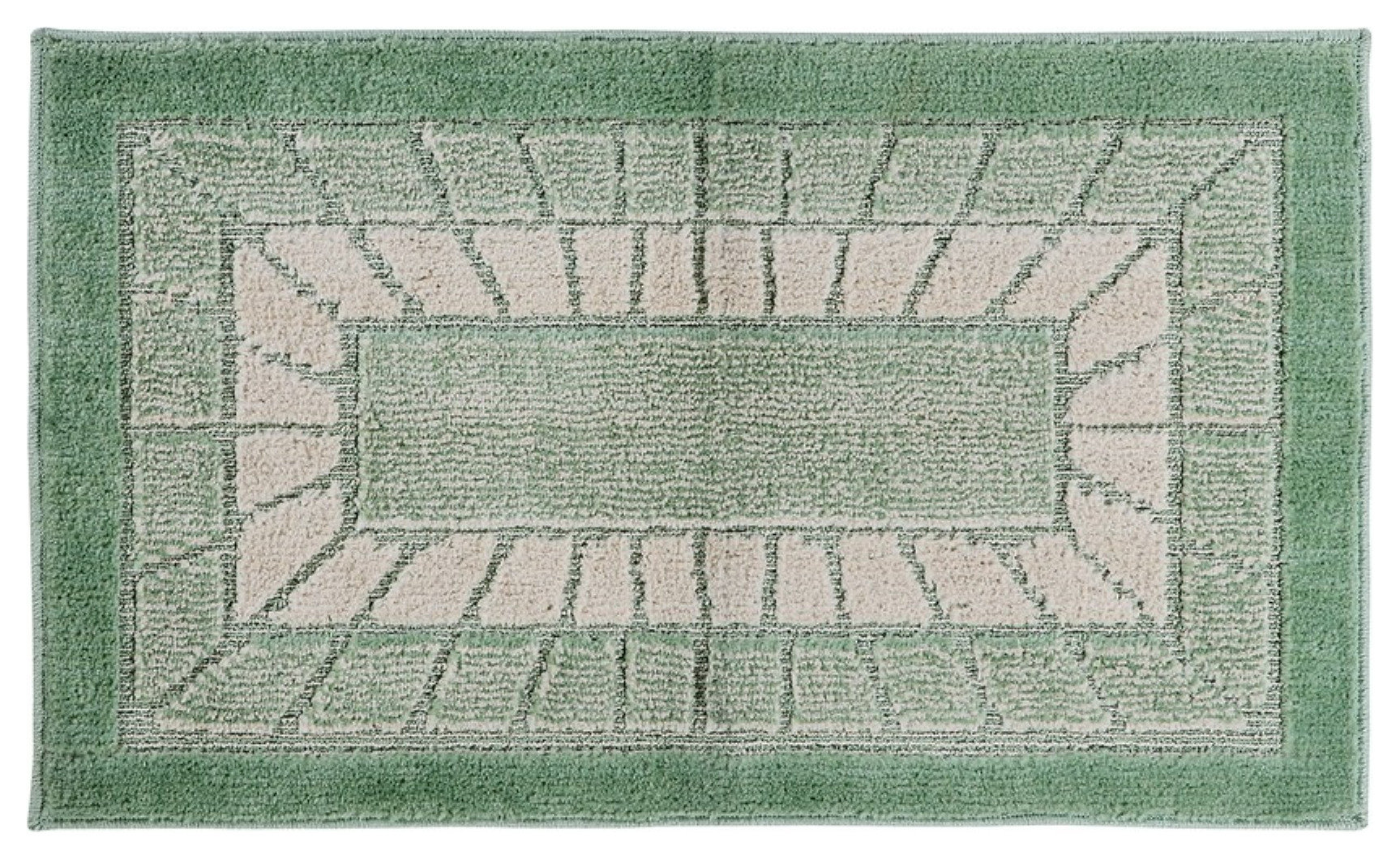 Radiance Collection 27" x 45" Rectangle in Green - Contemporary - Area ...
