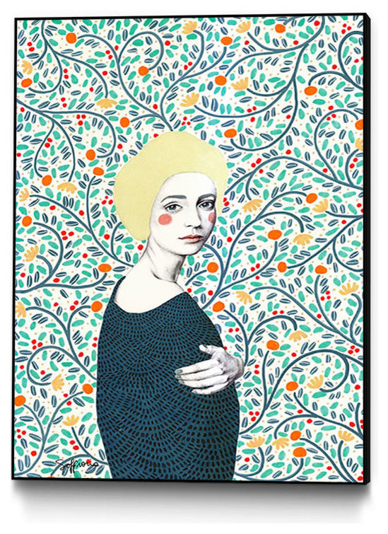 Helena Art block Framed Canvas, 24"x36" - Contemporary - Prints And ...