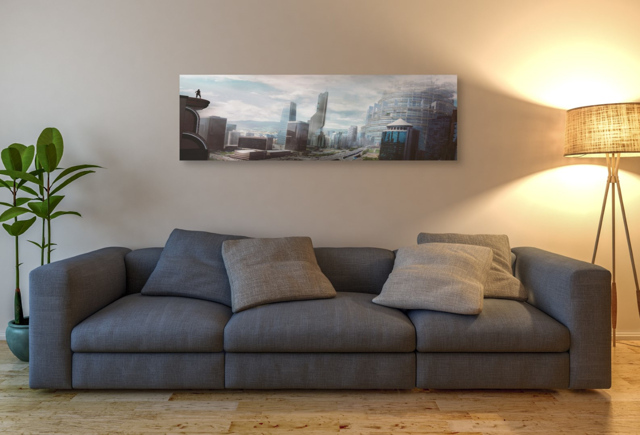 Epic Graffiti "The Future" by Jonathan Lam, Giclee Canvas Wall Art, 40 ...