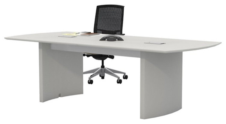 Mayline Medina Series 14' Conference Table in Sea Salt, 8 ...