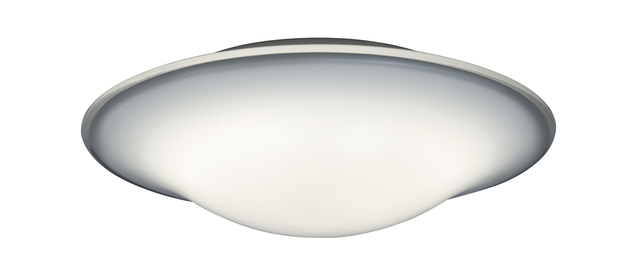 Milano LED Ceiling Light, White, 18" - Contemporary - Flush-mount ...