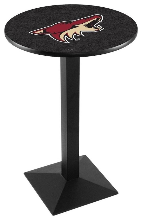 Arizona Coyotes Pub Table, 36"x36", 36"x36" - Contemporary - Indoor Pub ...