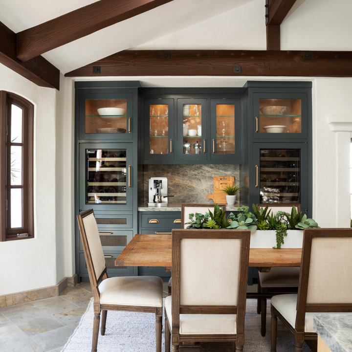 75 Beautiful Kitchen with Green Benchtop Ideas & Designs - February ...