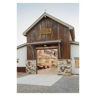Glorified Garage - Rustic - Garage - Phoenix - by Refined Designs, LLC ...