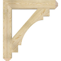 Merced Craftsman Bracket, 38"Dx42"H - Transitional - Corbels - by Ekena ...