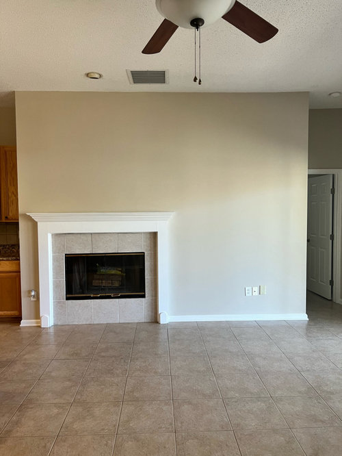 fireplace off center-