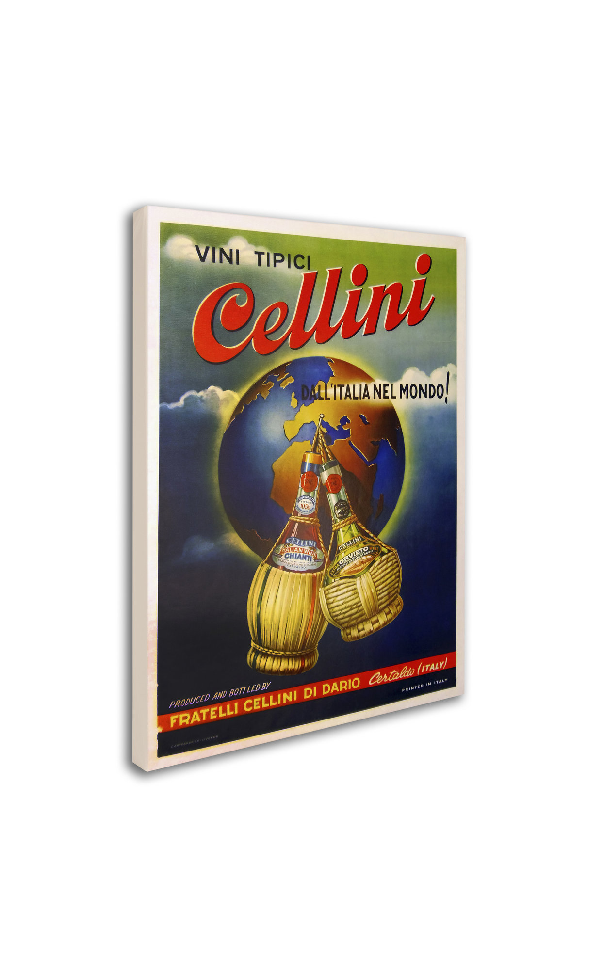 "Cellini" by Vintage Apple Collection, Canvas Art, 32"x24" - Midcentury - Prints And Posters ...