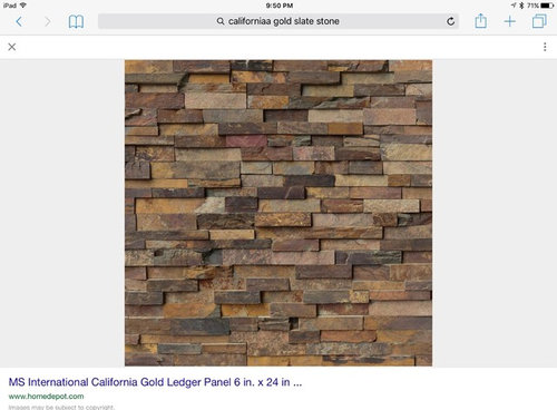 Slate Veneer Stack Stone on Exterior