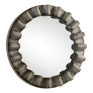 Galvanized Mirror - Farmhouse - Wall Mirrors - by Lights Online | Houzz
