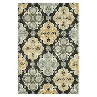 Loloi Francesca Collection Rug, Charcoal and Multi, 3'-6" X 5'-6 ...