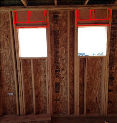 How to do small high windows in bedroom?