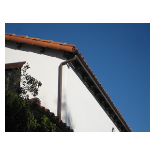 Half-Round Rain Gutters in Malibu - Mediterranean - Los Angeles - by ...