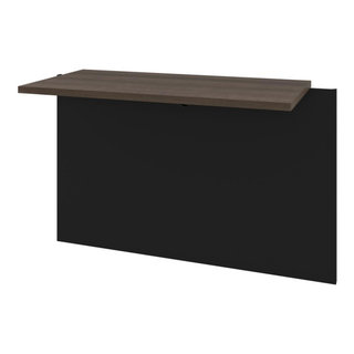 Bestar Connexion 40W Desk Bridge , Antigua & Black - Contemporary ...