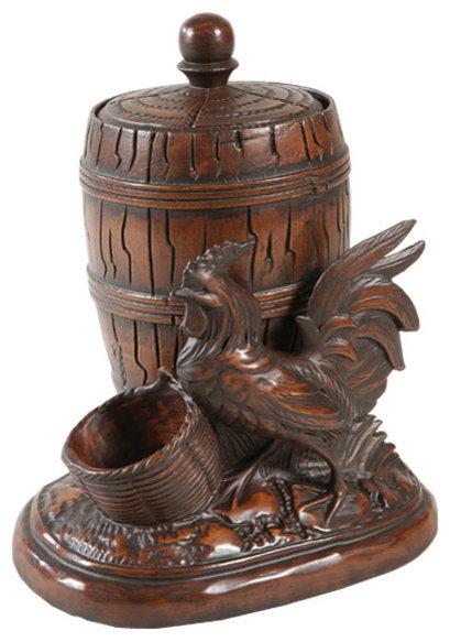 Rooster Jar Box - Traditional - Decorative Boxes - by Lodgeandcabins ...