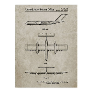 "Boeing Rc 1 Airplane Concept" by Cole Borders, Canvas Art, 19"x14 ...