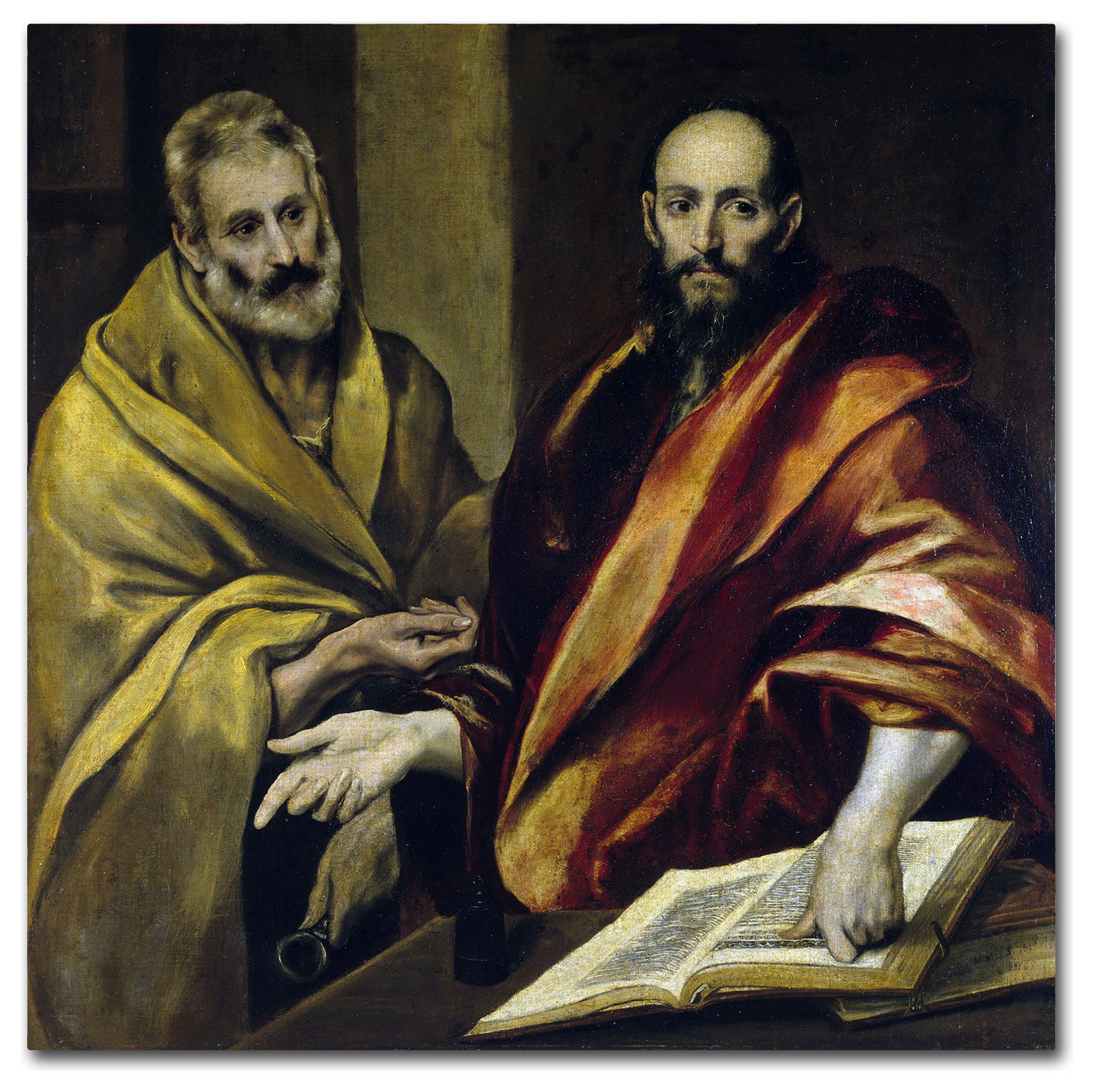 El Greco 'St Peter And Paul' Canvas Art, 14"x 14" - Traditional ...