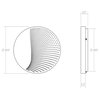 Dotwave Large Round LED Sconce - Contemporary - Wall Sconces - by SONNEMAN - A Way of Light | Houzz
