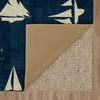 Mohawk Home Blue Boats Navy 5' x 8' Area Rug, 5' x 8' - Beach Style ...