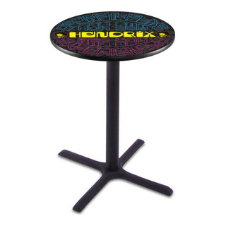 Holland L211 03 Jimi Hendrix 42x36" Pub Table - Black Wrinkle ...