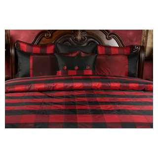 Jace King/ Cal King 7 Piece Duvet Set - Rustic - Duvet Covers And Duvet ...