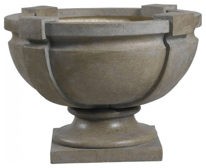 Kenroy Home Square Strap Urn Garden Tuscan Earth Finish - 60075 ...