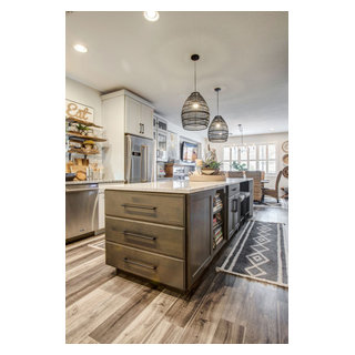 Mixing the old with the new - South West kitchen - Contemporary ...