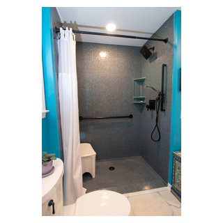 Mason Master Bathroom Expansion - Éclectique - Salle de Bain - Autres ...