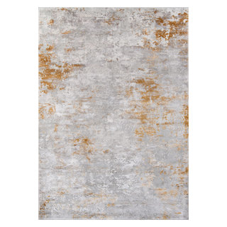 Momeni Cannes Tencel Machine Made Area Rug, 7'10"x9'10" - Contemporary ...