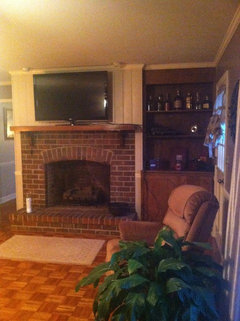 Need help with large wall in den
