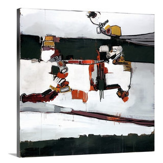 Absurd Machine Wrapped Canvas Art Print, 20"x20" - Contemporary ...
