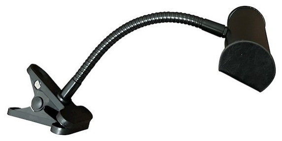 House of Troy Battery Clip On 1 Light 7" Clip On, Black, BCLED7-BLK ...