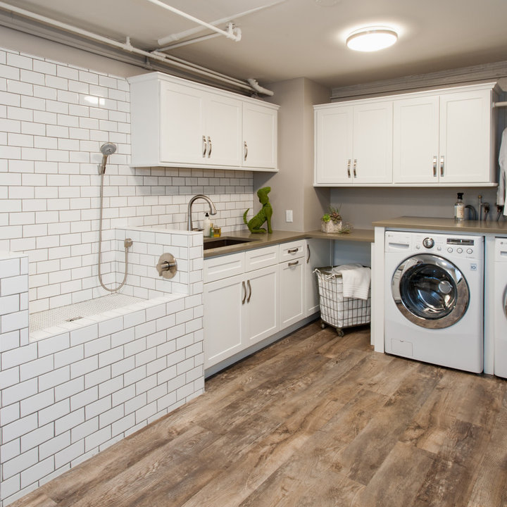 75 Beautiful L-shaped Laundry Room Ideas & Designs - December 2025 ...