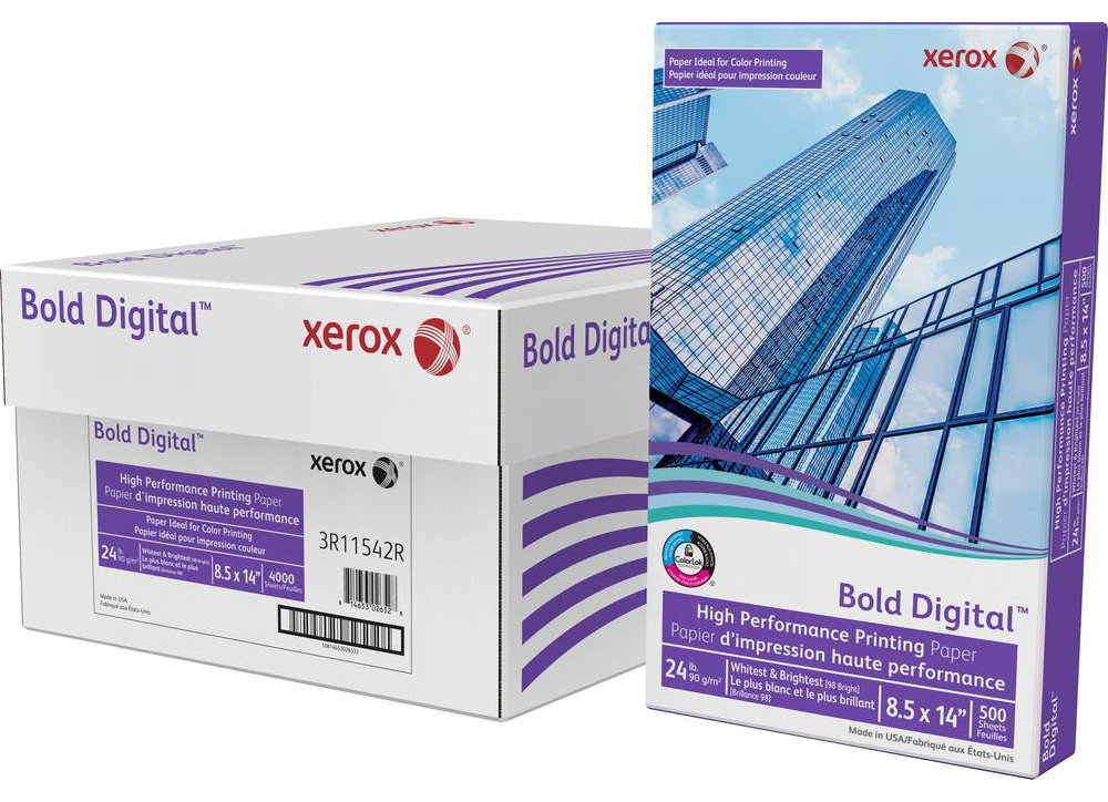 Xerox Bold Digital High Performance Paper - White - 98 Brightness - 8 1 ...