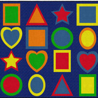 Flagship Carpets VA302-44A 7'6"X12' All Kinds of Shapes Primary ...