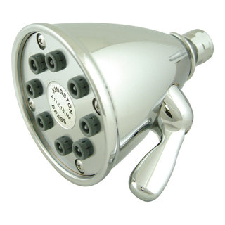 Victorian 3-3/4" Octagon Shower Head - Transitional - Showerheads And ...
