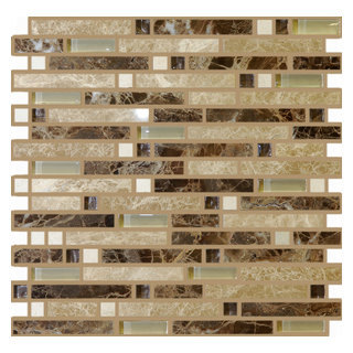 11.82"x11.82" Linear Imagination Mosaic, Set Of 4, 1.0 sq. ft ...