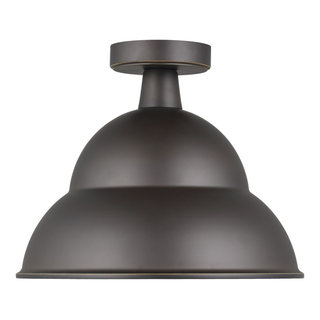 Visual Comfort 7836701-71-One Light Outdoor Flush Mount, Barn Light ...