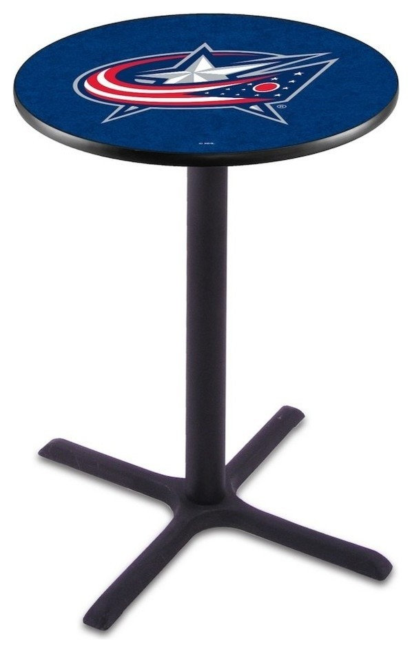 Columbus Blue Jackets Pub Table, 36"x42", 36"x42" - Contemporary ...